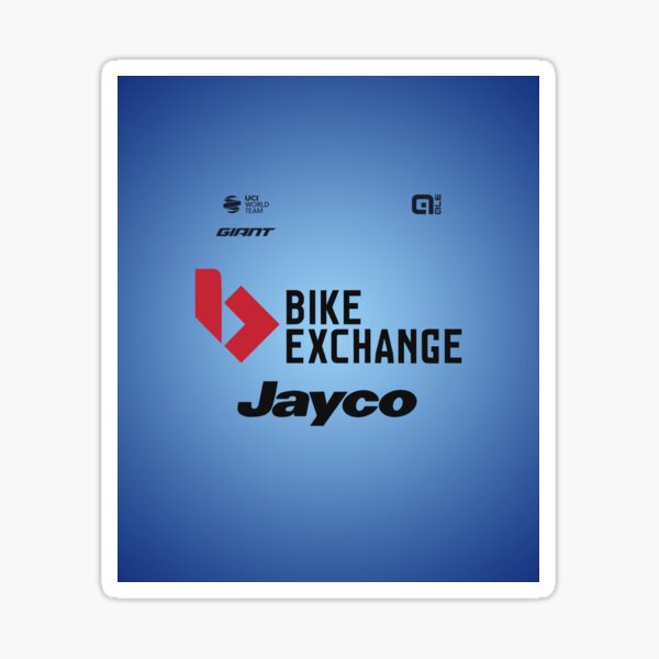 "Team Bike Exchange Jayco 2022" Sticker for Sale by HONOLOLO | Redbubble