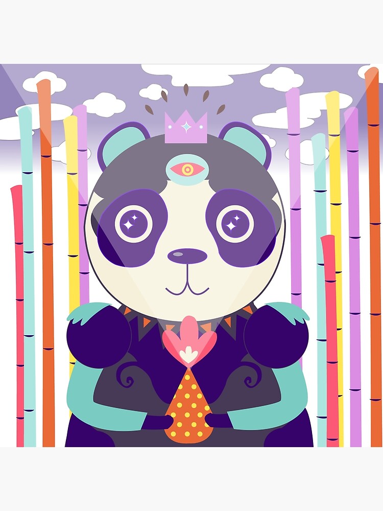 "Panda Queen" Poster by fareehajams | Redbubble