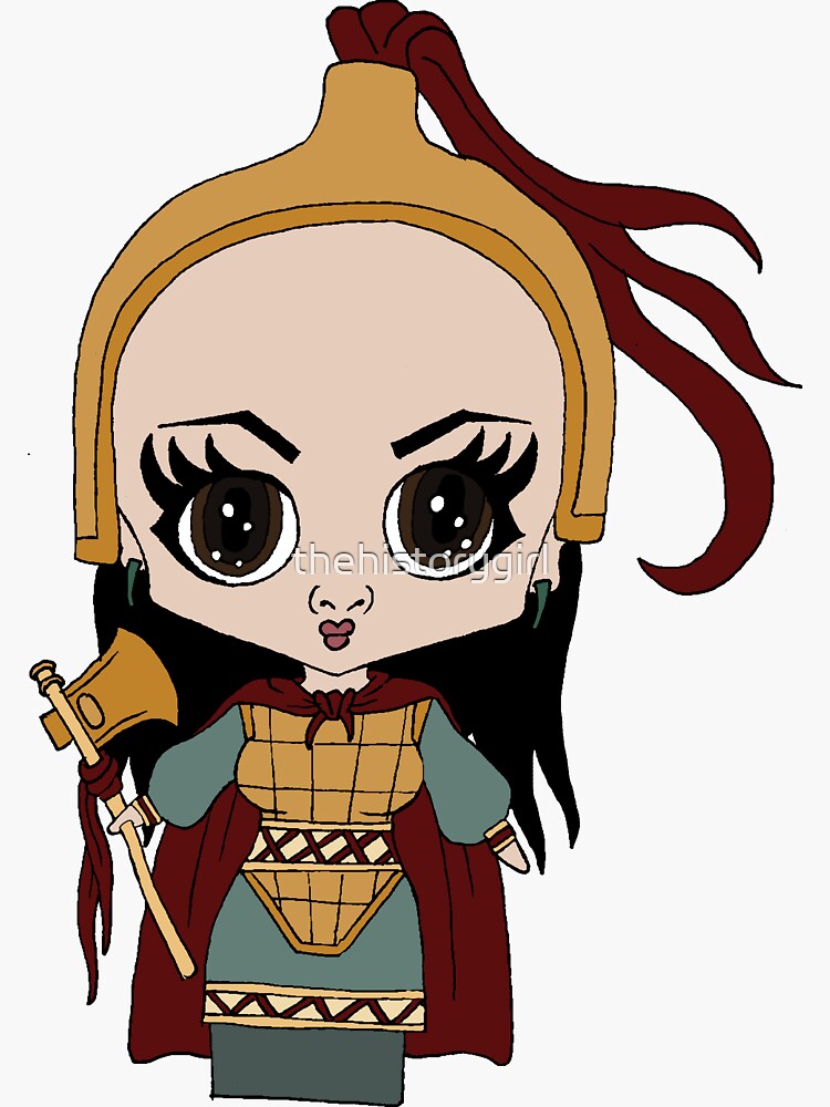 "Lady Fu Hao" Sticker for Sale by thehistorygirl | Redbubble