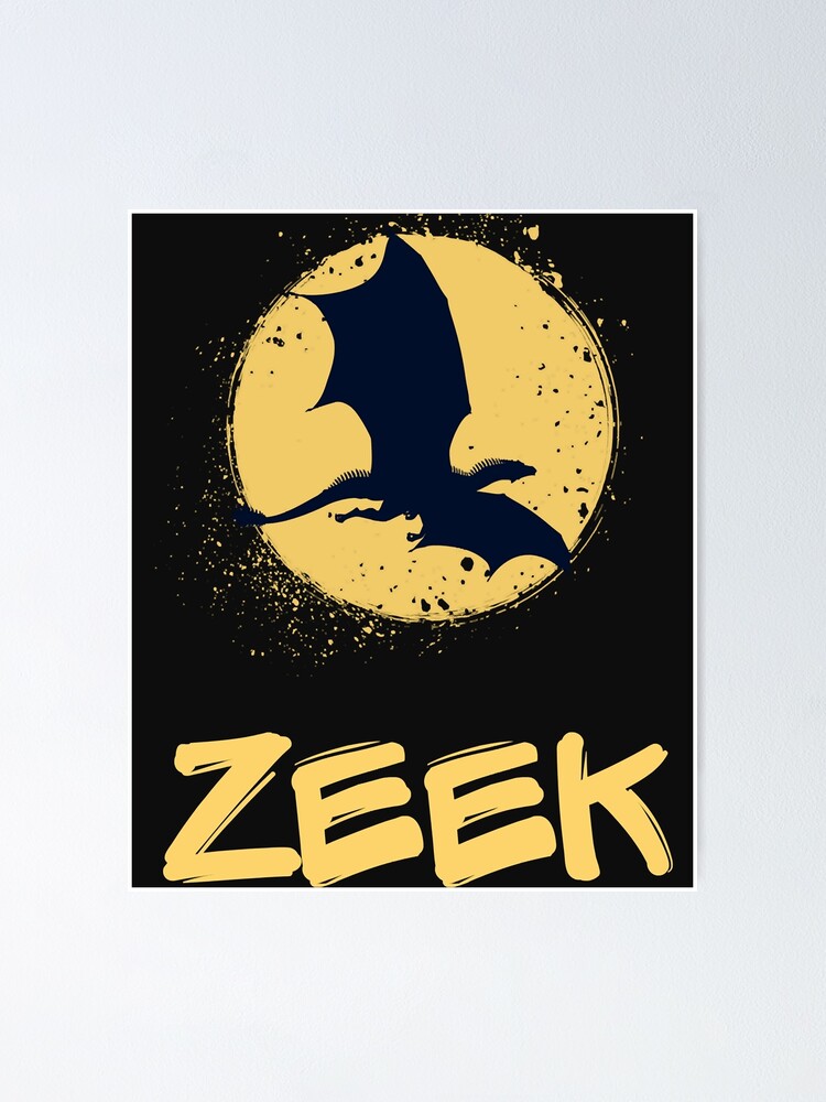 "ZEEK" Poster for Sale by AnchorandOarst | Redbubble