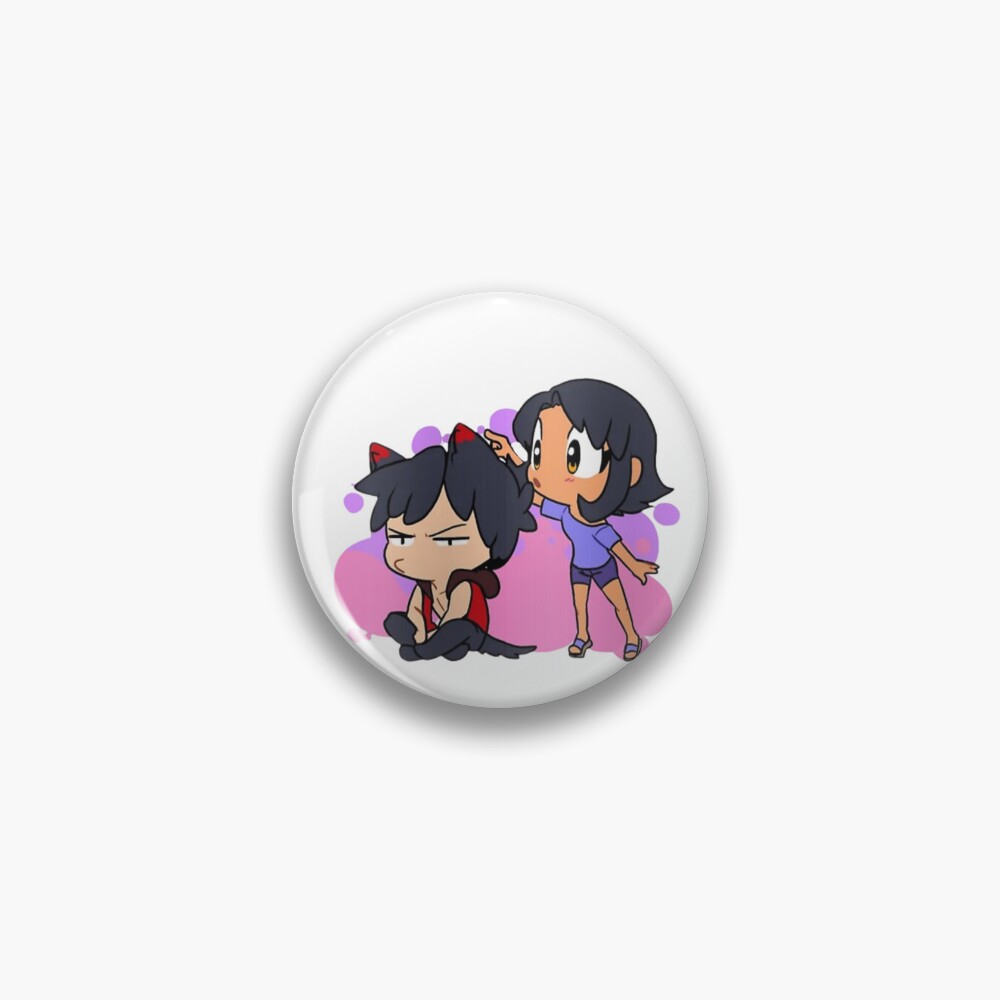 "aphmau as cat" Pin for Sale by bxcjeielop | Redbubble