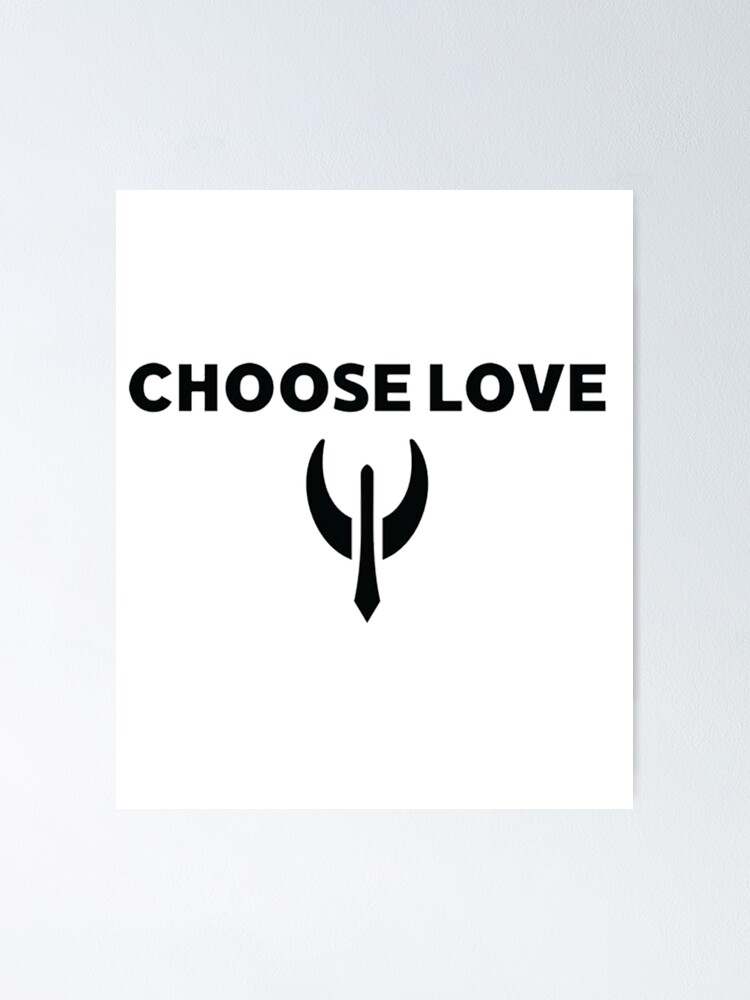 "Choose Love Buffalo Stop Hate End Racism Choose Love" Poster for Sale ...
