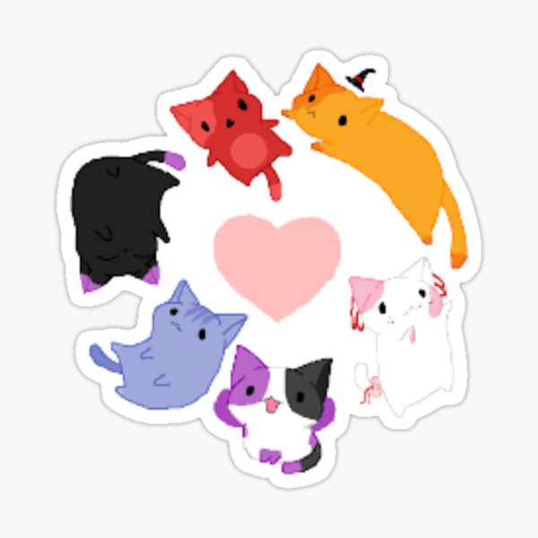 "aphmau as cat" Sticker for Sale by bxcjeielop | Redbubble