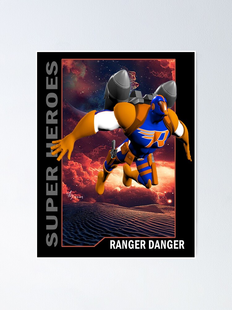 "Ranger Danger Card" Poster for Sale by mike3d | Redbubble