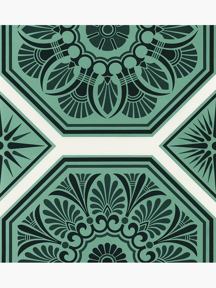 "Classic Greek Design Green" Poster for Sale by ArtMeetsPizza | Redbubble