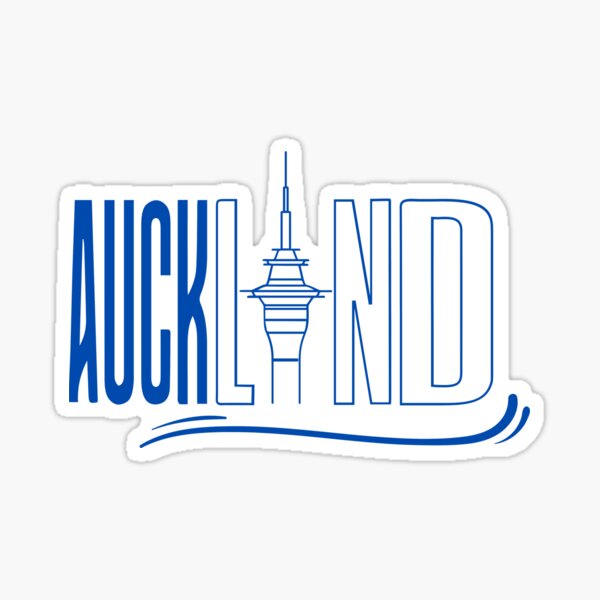 "Auckland" Sticker for Sale by Landmark-Tees | Redbubble
