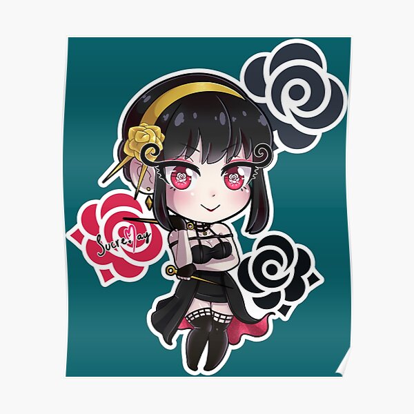 "Chibi Yor Forge " Poster for Sale by DAbateArt | Redbubble