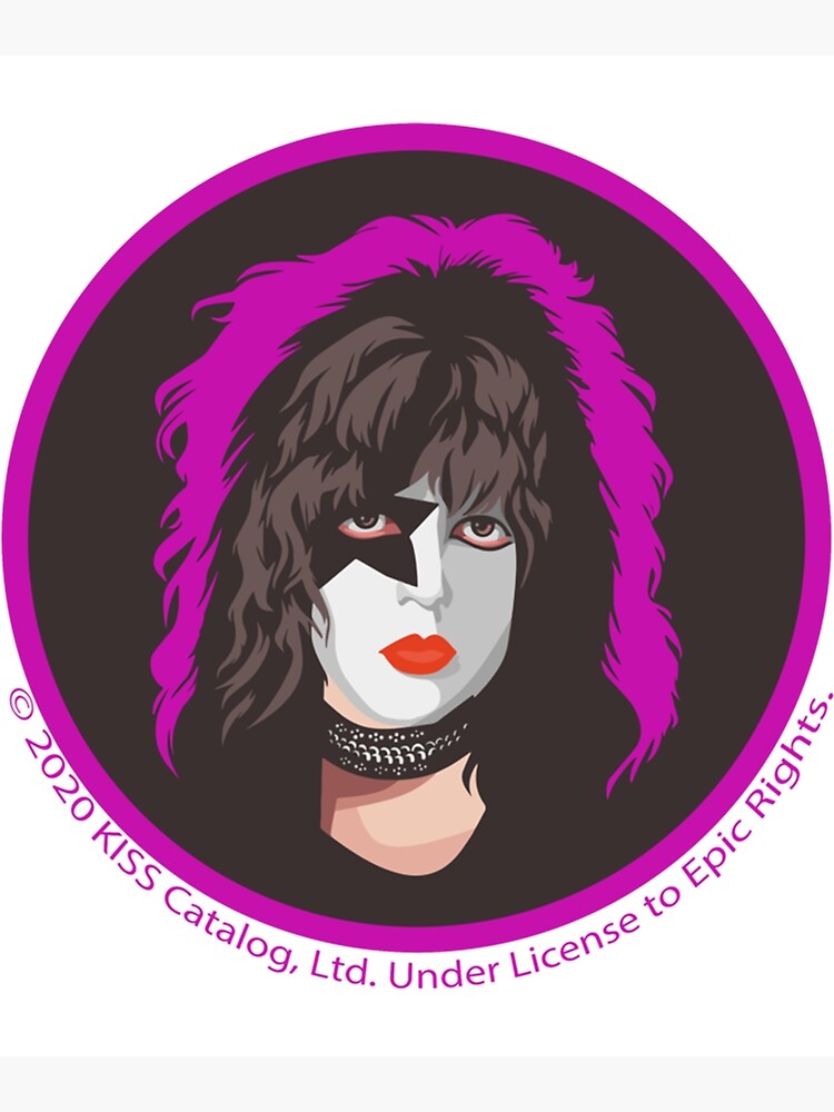 "KISS - The Starchild - Simple Neon Vector Illustration of Star Child ...