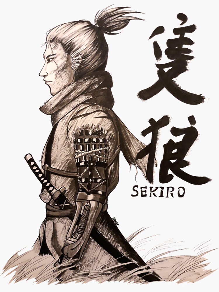 "Sekiro " Sticker for Sale by DarrinLockman | Redbubble