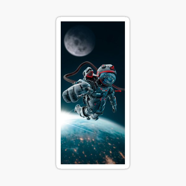 "Gamestop NFT Astronaut (Vertical)" Sticker for Sale by Zero-Moon ...
