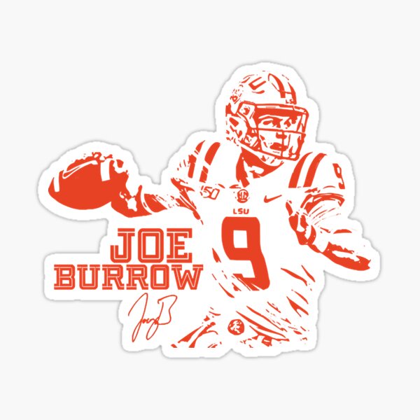 "Joe Burrow " Sticker for Sale by ng389 | Redbubble