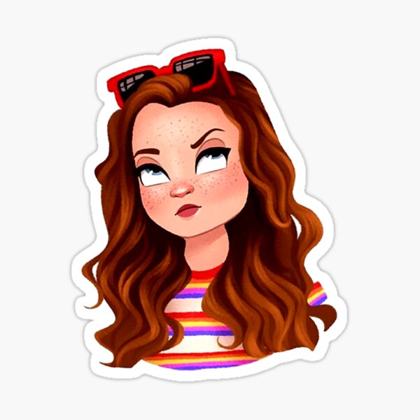 "Max Mayfield Stranger Things " Sticker for Sale by GabrielBrya | Redbubble
