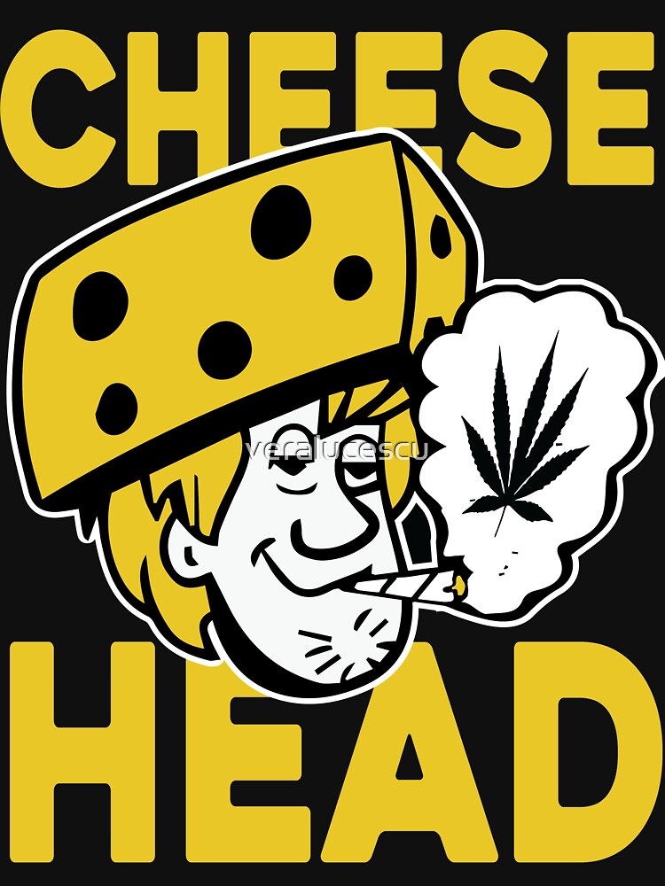 Cheese Head Logo Cheesehead Green Bay Packers Cheese State Map Shirt,