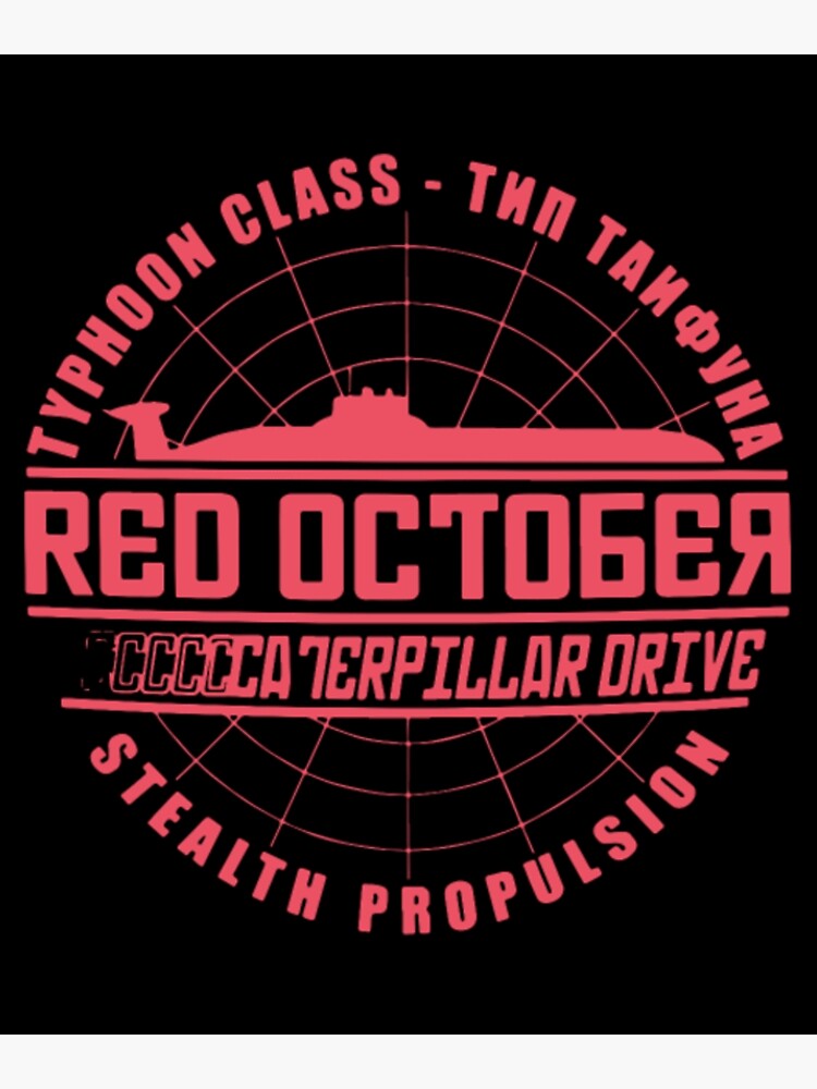 "The Hunt For Red October Movie Themed Retro Hunt" Poster for Sale by ...