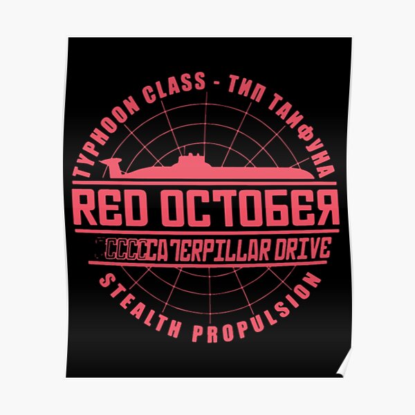 "The Hunt For Red October Movie Themed Retro Hunt" Poster for Sale by ...