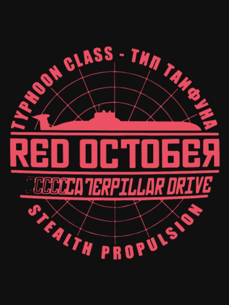 "The Hunt For Red October Movie Themed Retro Hunt" Classic T-Shirt for ...