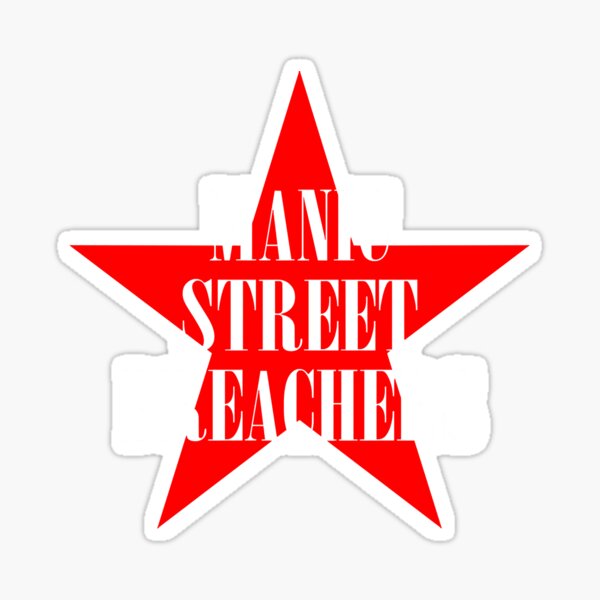 Manic Street Preachers Tidak Mereka Inginkan Sticker For Sale By Hokkanensa Redbubble