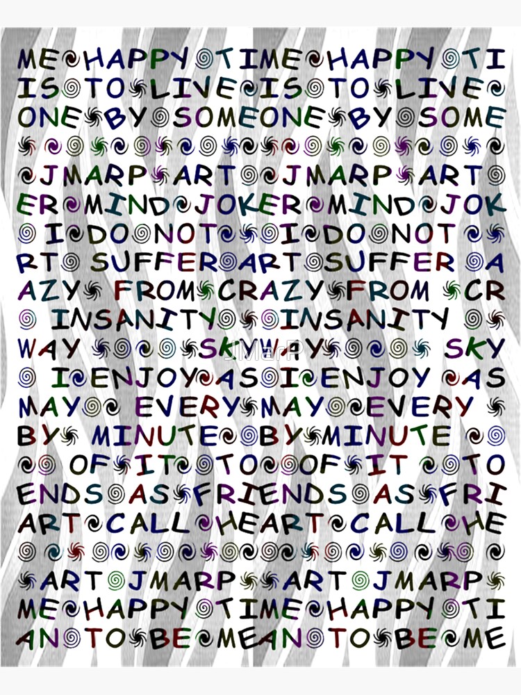 "Insanity Stereogram" Sticker for Sale by JMarP | Redbubble