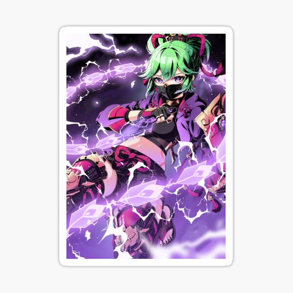 "Kuki shinobu" Sticker for Sale by Zelinslen | Redbubble