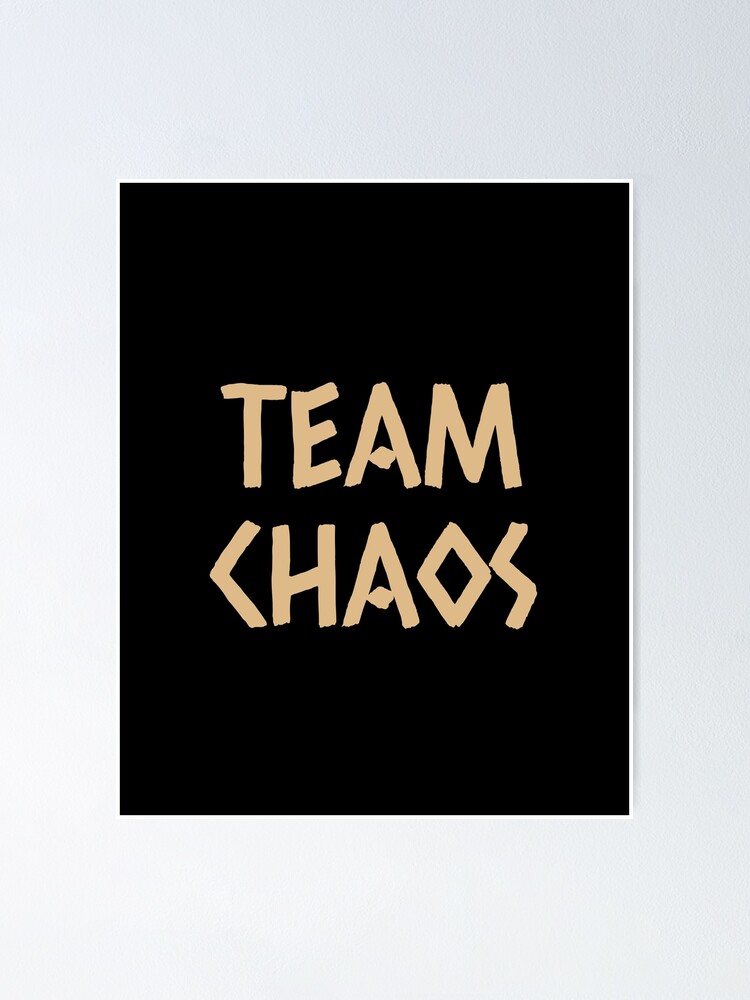 "Team Chaos Ancient Greece Greek Mythology God" Poster for Sale by ...