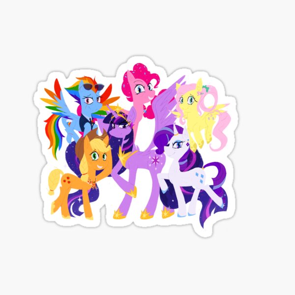 "Adult MLP " Sticker for Sale by closetskeletons | Redbubble