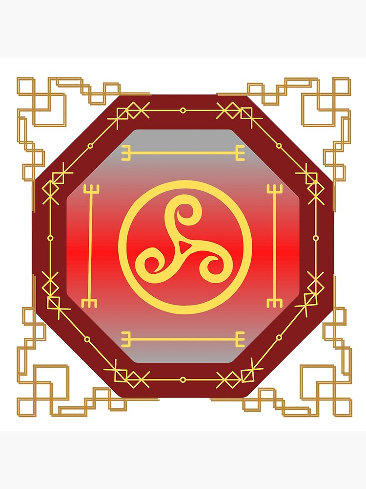 "Ancient chinese combined with vikings rune" Poster for Sale by ...