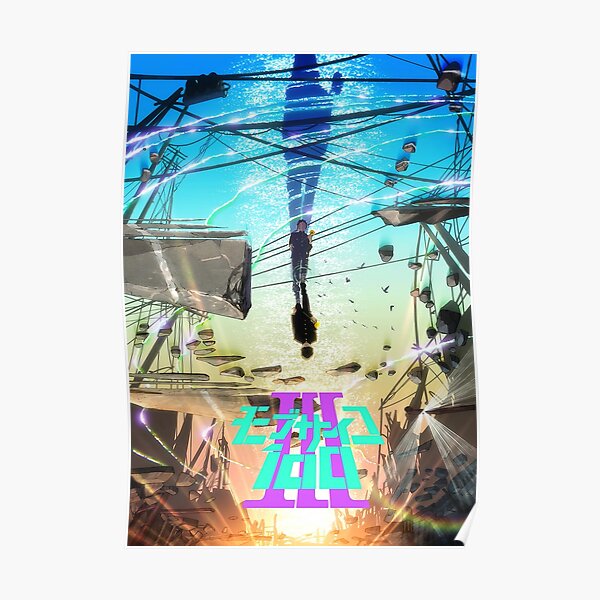 "Mob Psycho 100 Season 3 Key Visual" Poster for Sale by Himuraku ...