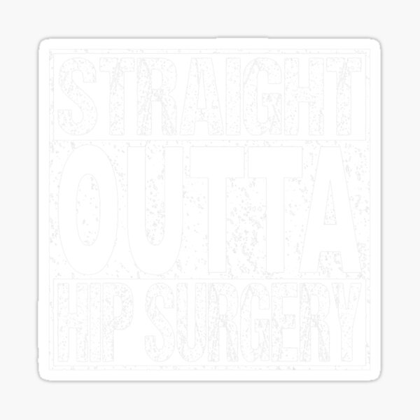 "Hip Replacement Broken Hip Surgery" Sticker for Sale by IchanChiko ...