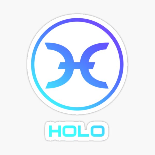"Holo Crypto Hot Token Holochain Decentralized Application" Sticker for ...