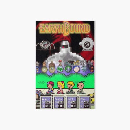 "Walking Arround Earthbound Game" Art Board Print for Sale by wellcarol ...