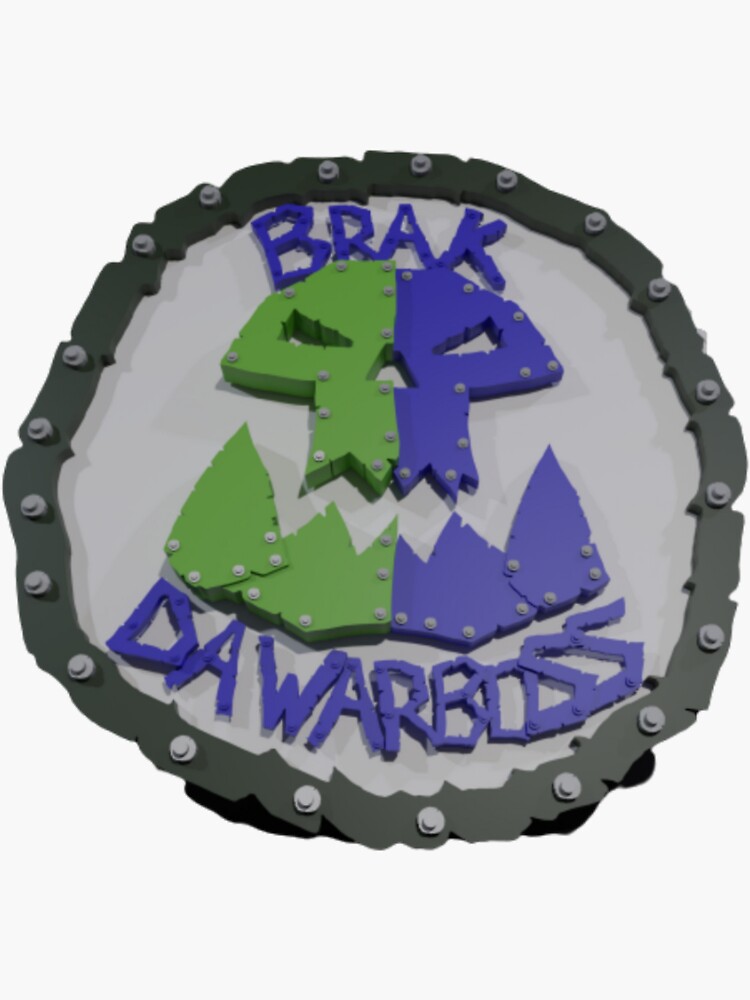 "Brak Logo" Sticker for Sale by Brakdawarboss | Redbubble