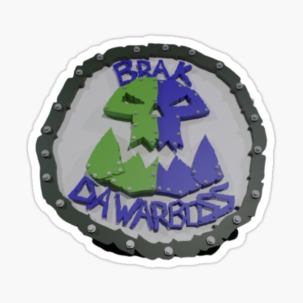 "Brak Logo" Sticker for Sale by Brakdawarboss | Redbubble