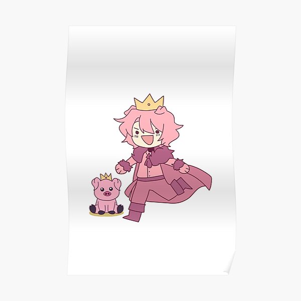 "Technoblade stickers" Poster for Sale by LittleAnasArt | Redbubble