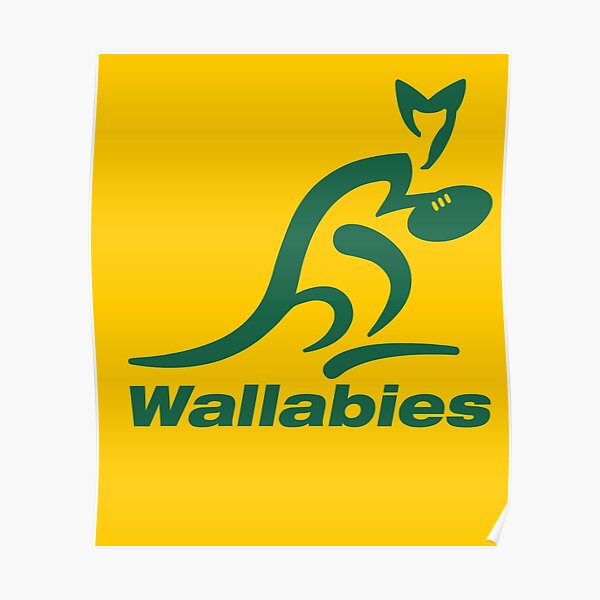 "WALLABIES-AUSTRALIAN-RUGBY" Poster for Sale by VampireCat9 | Redbubble