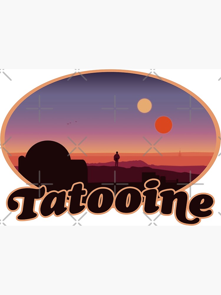 "Tatooine Logo" Poster for Sale by Depoprinted | Redbubble