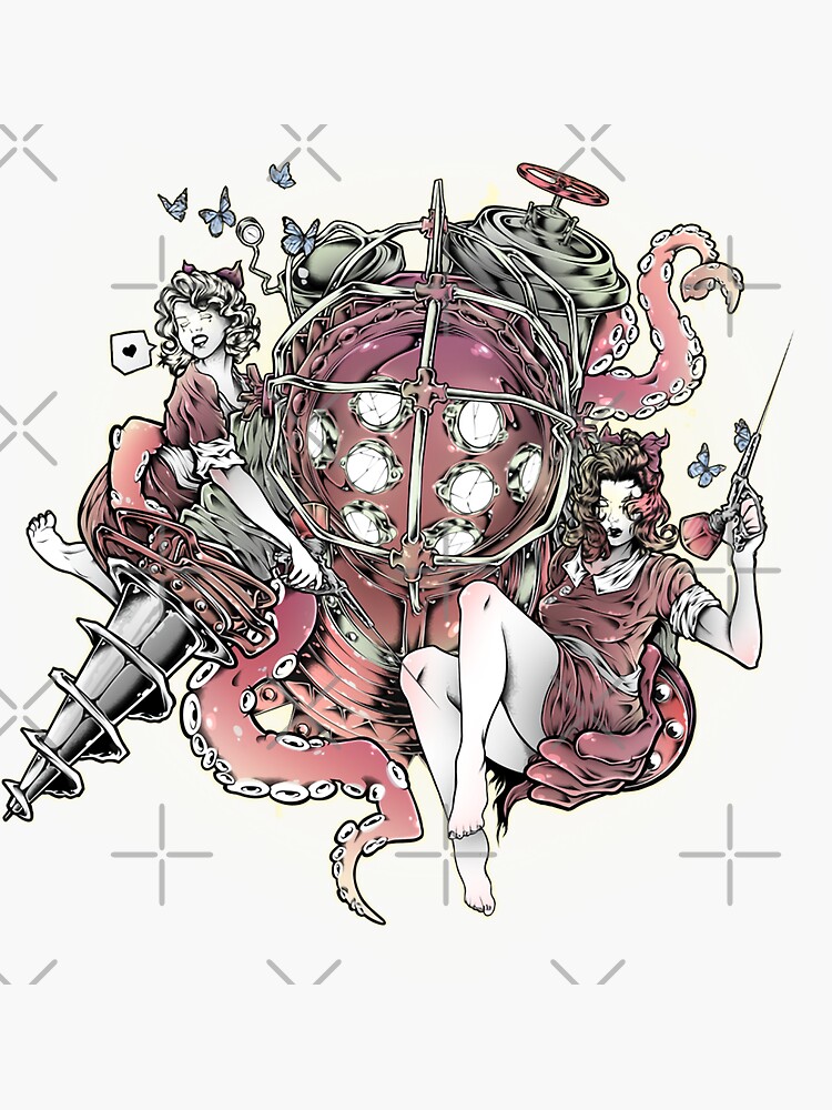 "Special Present Video Bioshock Games Cool Gifts" Sticker for Sale by ...