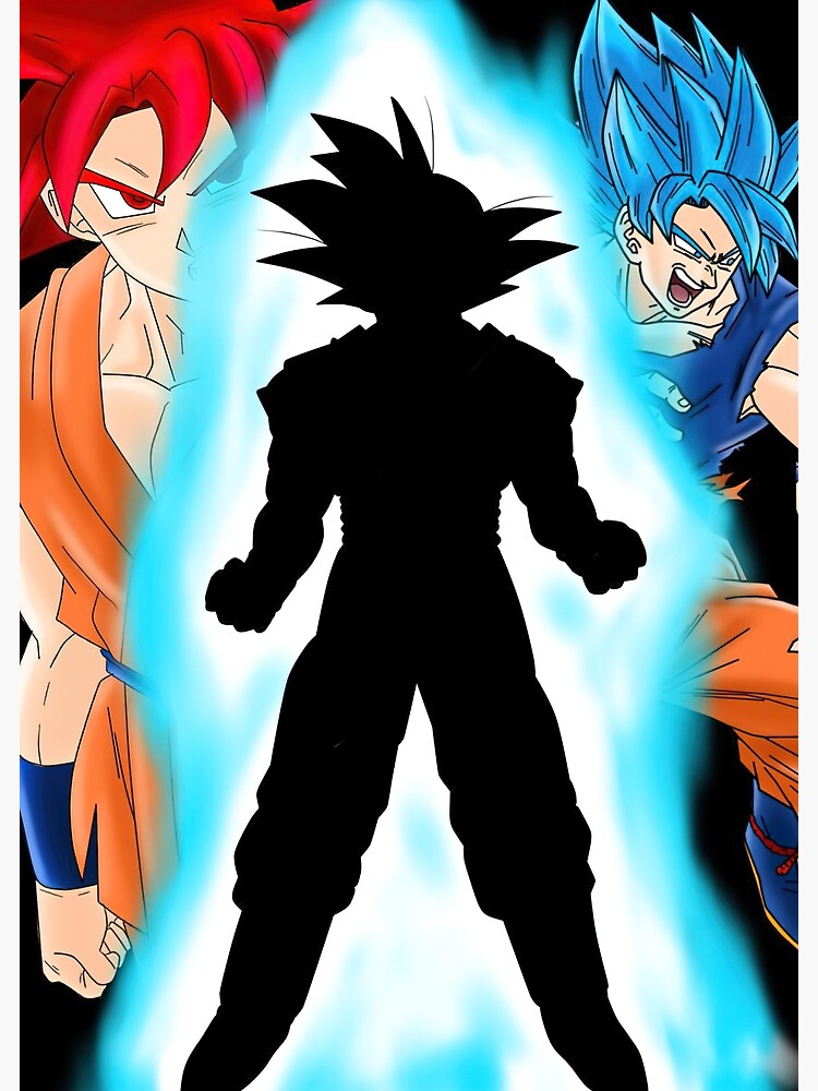 "Goku ssj God and Blue" Poster for Sale by JasonButki | Redbubble