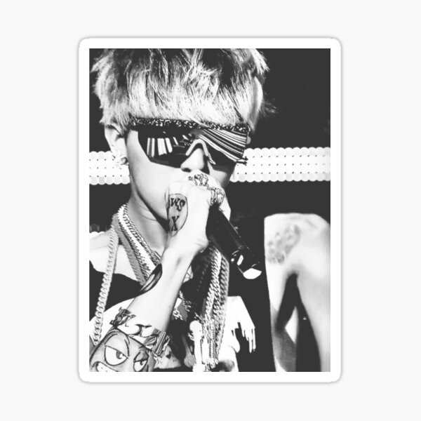 "Bigbang G-dragon " Sticker for Sale by WolfgangMatthe | Redbubble
