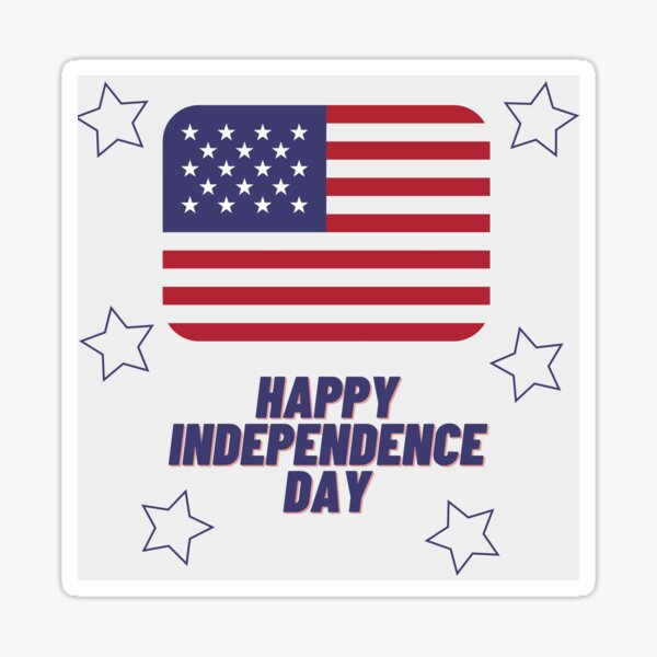 "U.S Independence" Sticker for Sale by Beauty- | Redbubble