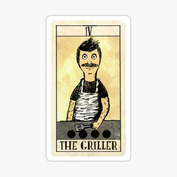 "The Griller " Sticker for Sale by DesignsbyKayci | Redbubble