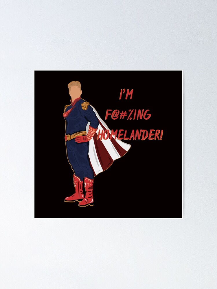 "Homelander | The boys " Poster for Sale by MoroshkaS | Redbubble