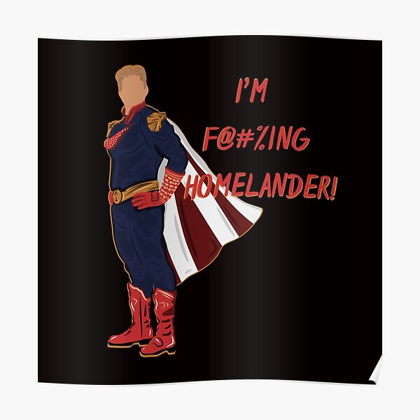 "Homelander | The boys " Poster for Sale by MoroshkaS | Redbubble