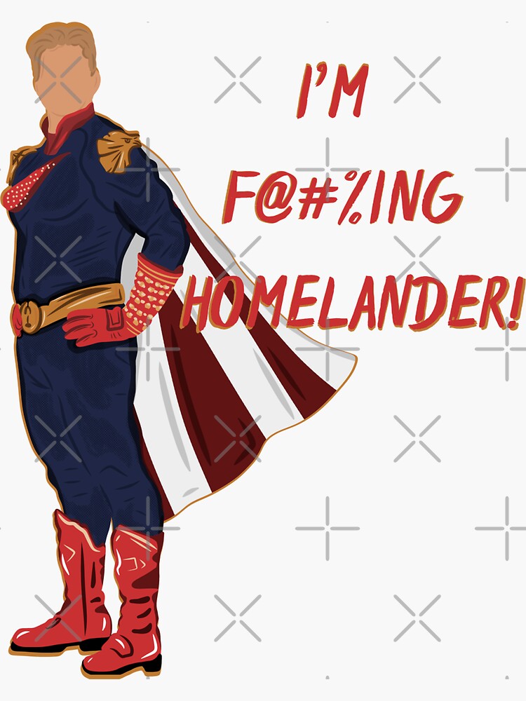 "Homelander | The boys " Sticker for Sale by MoroshkaS | Redbubble