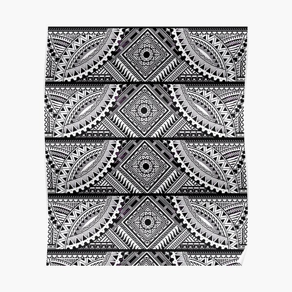 "american samoa patterns art best" Poster for Sale by TCeylon | Redbubble