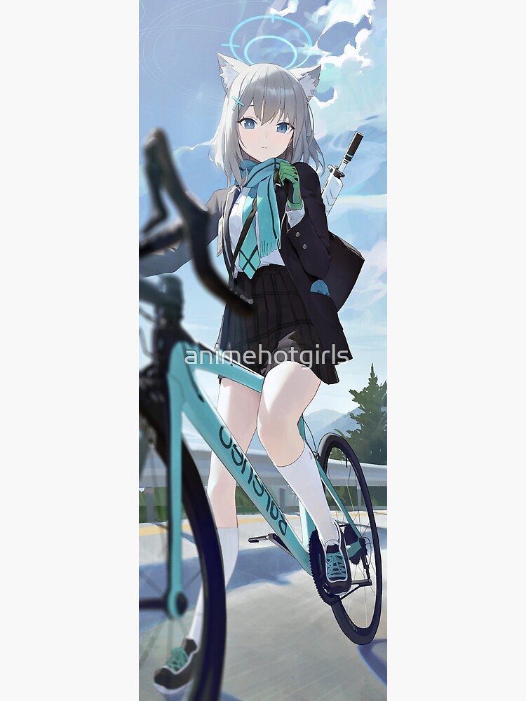 "Road Bike Shiroko Sunaookami - Blue Archive" Poster for Sale by ...