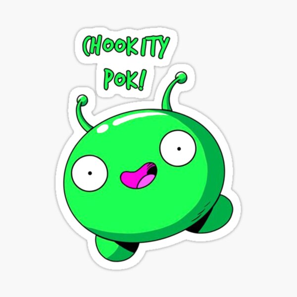 "CHOOKITY POK" Sticker for Sale by sayermorwen | Redbubble