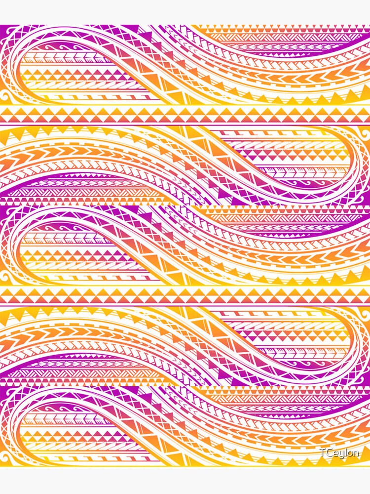 "american samoa patterns art best" Sticker for Sale by TCeylon | Redbubble
