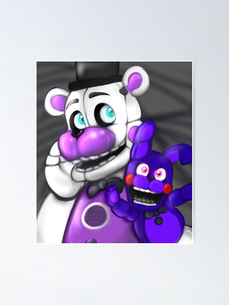 "FUN TIME FREDDY" Poster for Sale by LadyKapuut | Redbubble