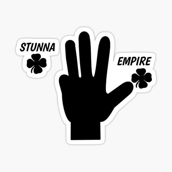 " Stunna Empire" Sticker for Sale by Kottiskottis | Redbubble
