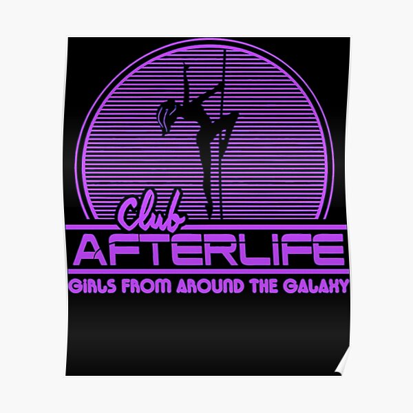 "Mass Effect Afterlife Club Mass Effect" Poster for Sale by Sherertins ...